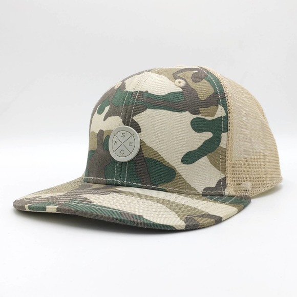 Wesc | Accessories | Wesc Camo Light Woodland Snapback Trucker Hat ...